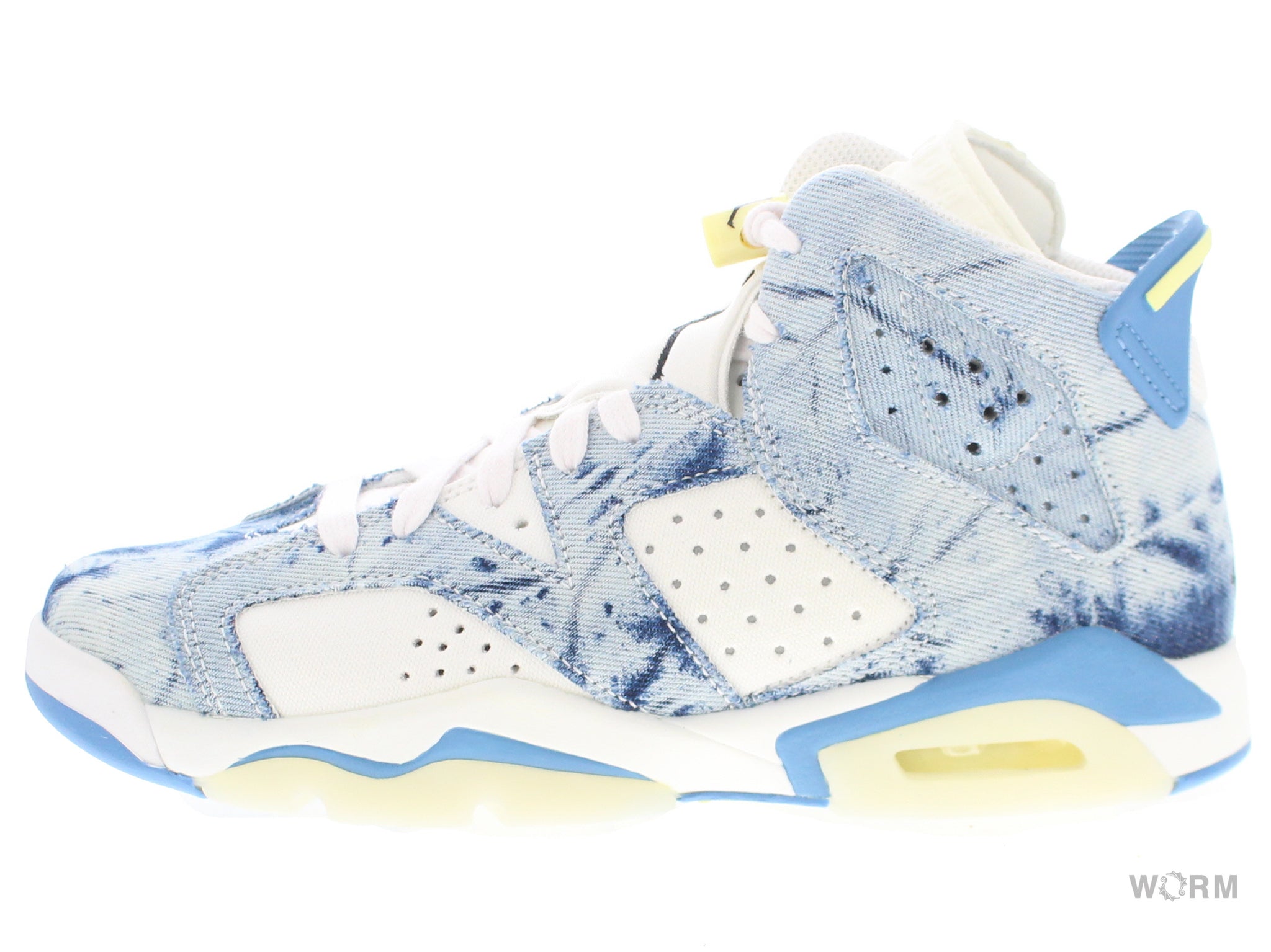 【US 6.5Y】 AIR JORDAN 6 RETRO (GS) Washed Denim DM9045-100 【DS】 | WORM ...